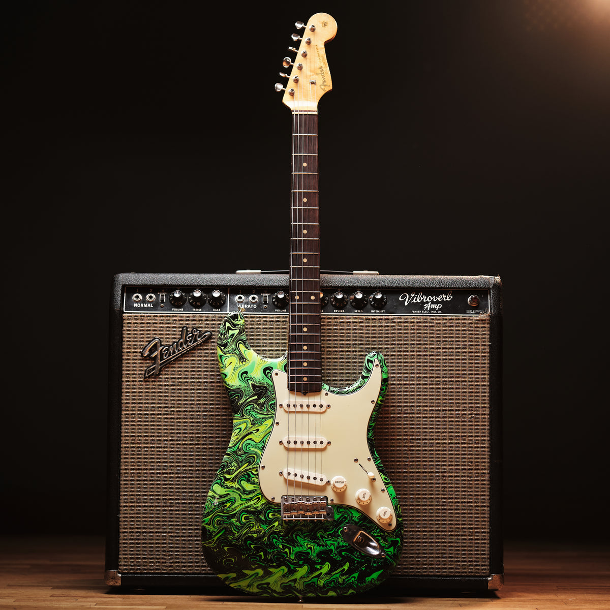 1963 Fender Stratocaster [*Bonvillian Refin] – Emerald City Guitars